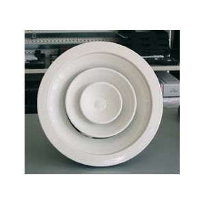 "Grille de soufflage Circulaire blanche et ""invisible"" pour ...